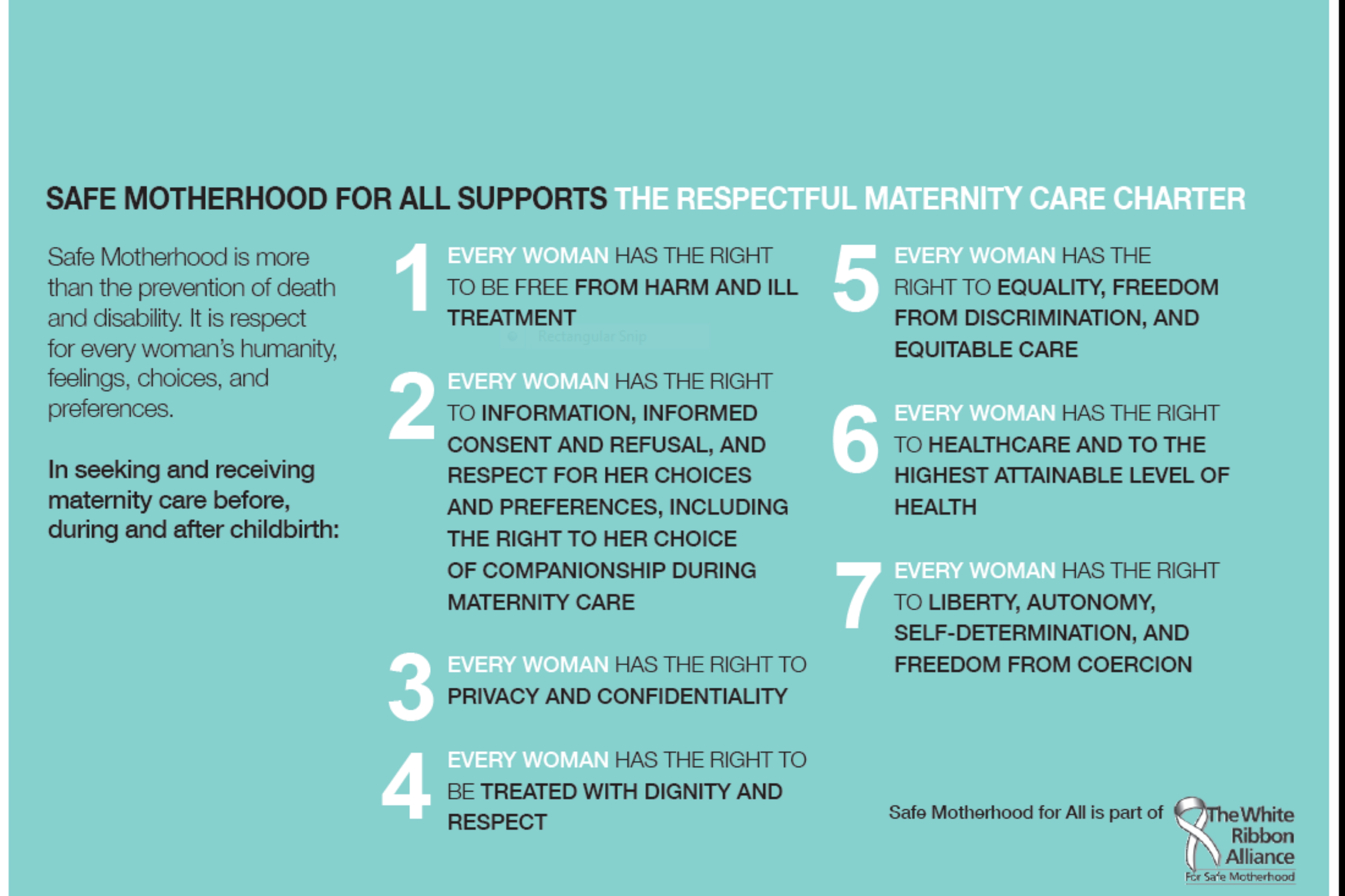 Compassion, dignity and respect - Maternal Health Matters